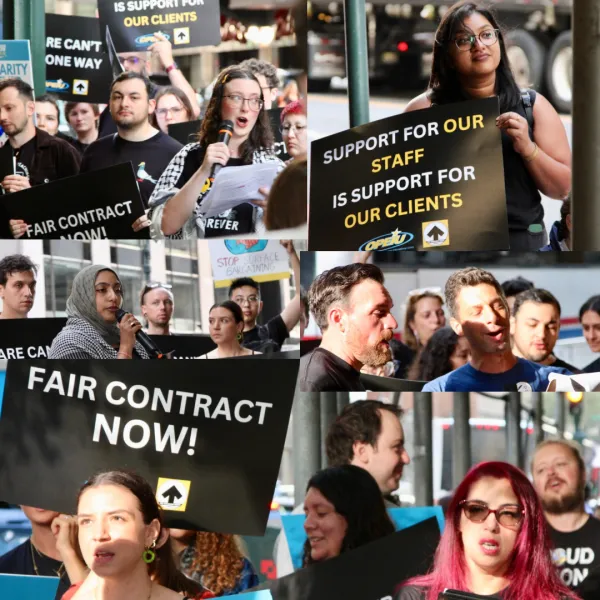 IRC Workers Rally to Demand First Contract | New York City Central ...