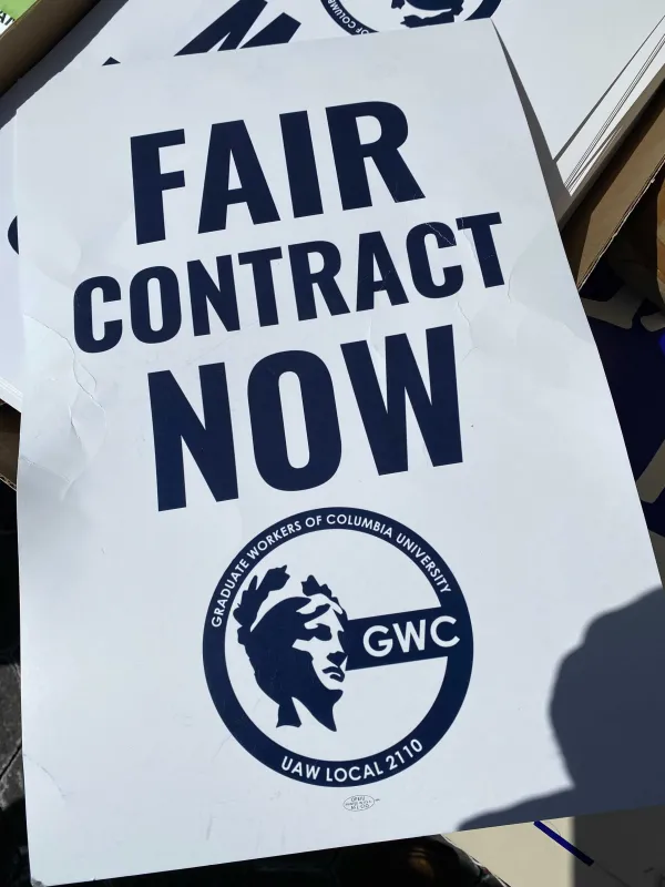 Columbia Graduate Student Workers on Strike | New York City Central ...