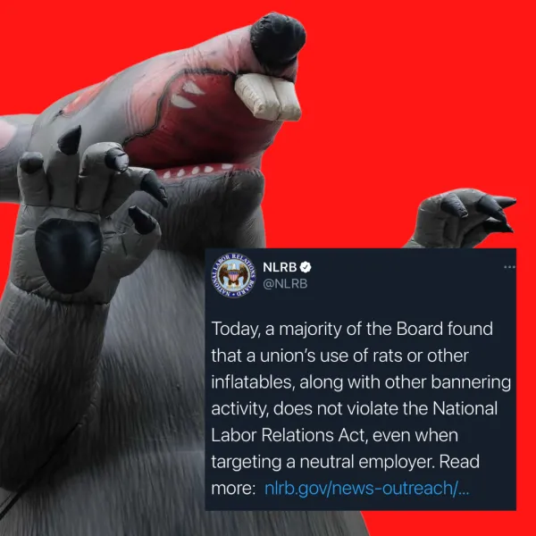 Scabby The Rat, Union Protest Icon, Survives Legal Challenge From Trump ...