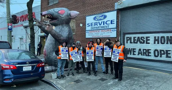 Workers at City World Ford on Strike | New York City Central Labor ...